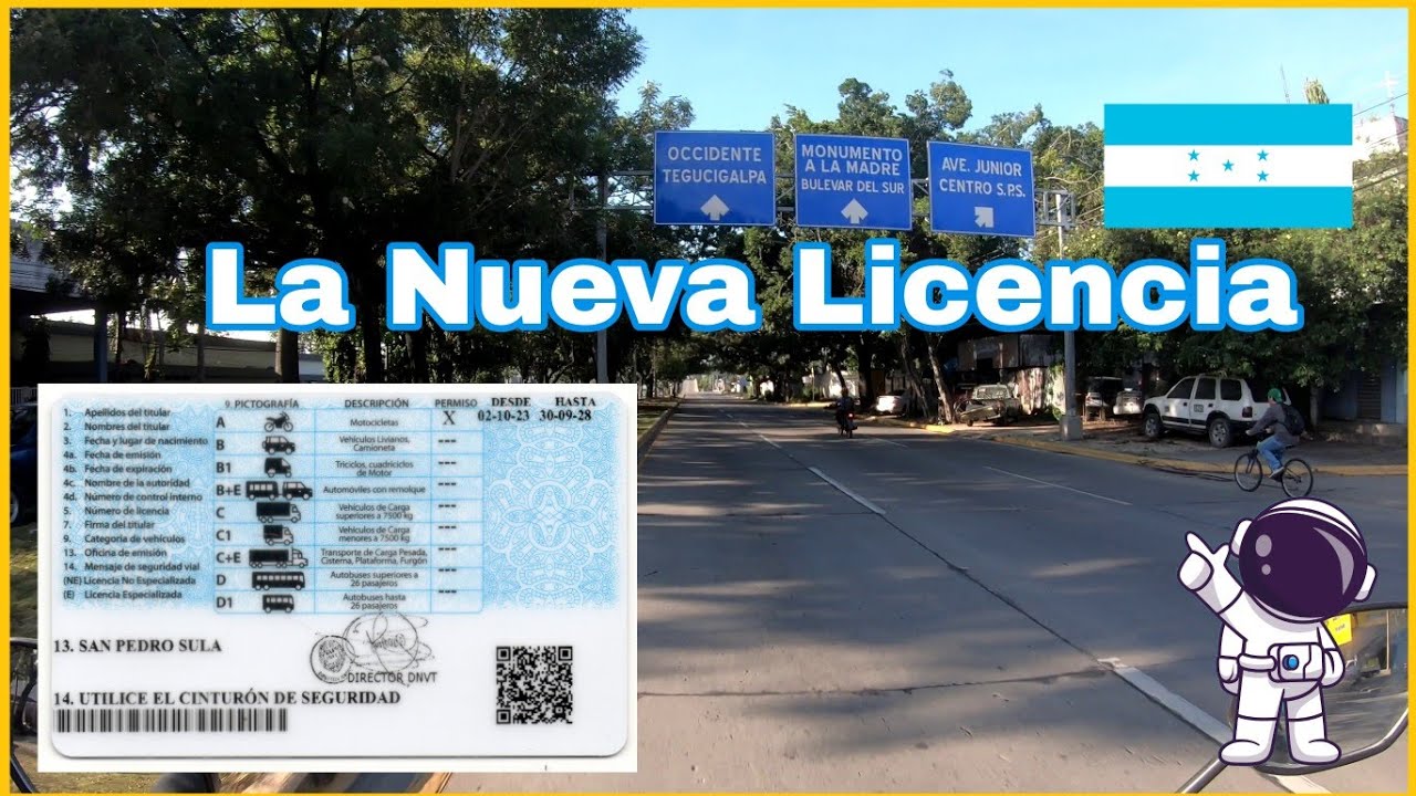 NUEVA LICENCIA de Conducir en HONDURAS 2023 - YouTube