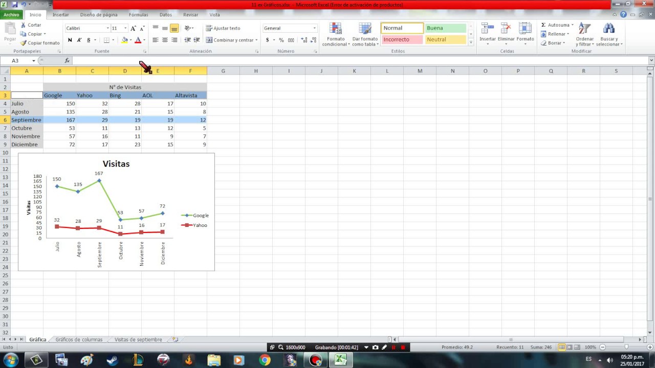 Ejercicio 9 Excel Medio - YouTube
