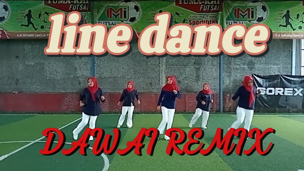 DAWAI REMIX//LINE DANCE DAWAI//LINE DANCE TERBARU - YouTube