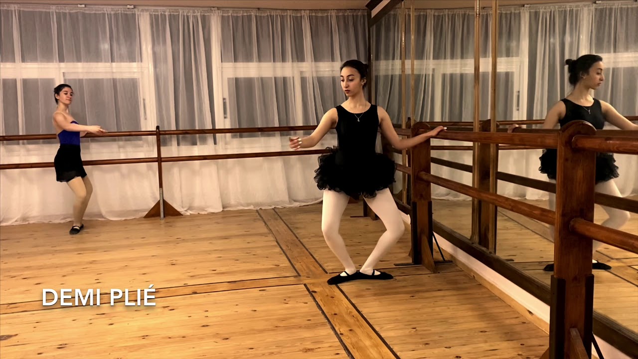 Plié tips: Demi plié / Grand plié in 1st, 2nd, 4th and 5th positions ...