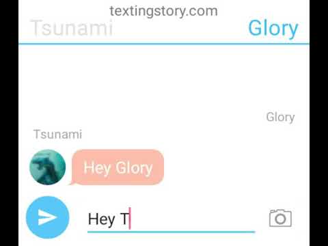 If Tsunami Texted Glory