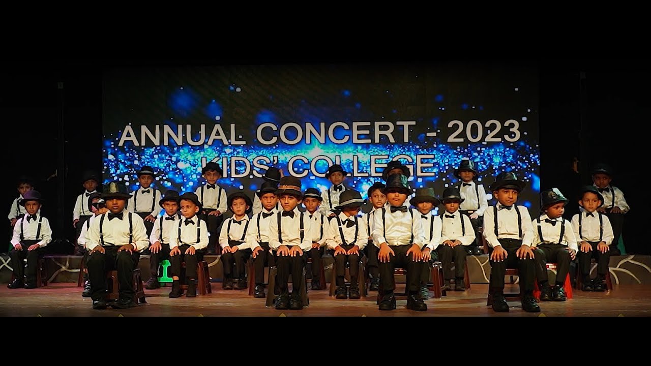 Rhythm dance | Kids' college annual concert 2023 - YouTube