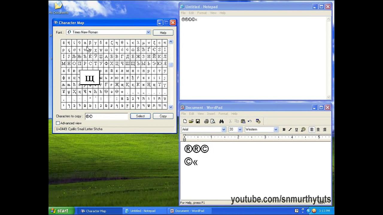 Windows Character Map Tutorial | How to use Character Map in Windows ...