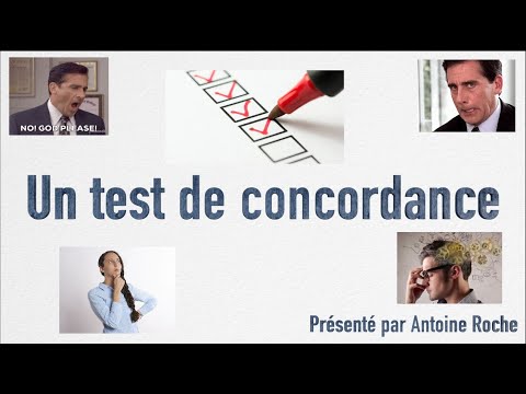 Vidéo explicative test de concordance de script - YouTube