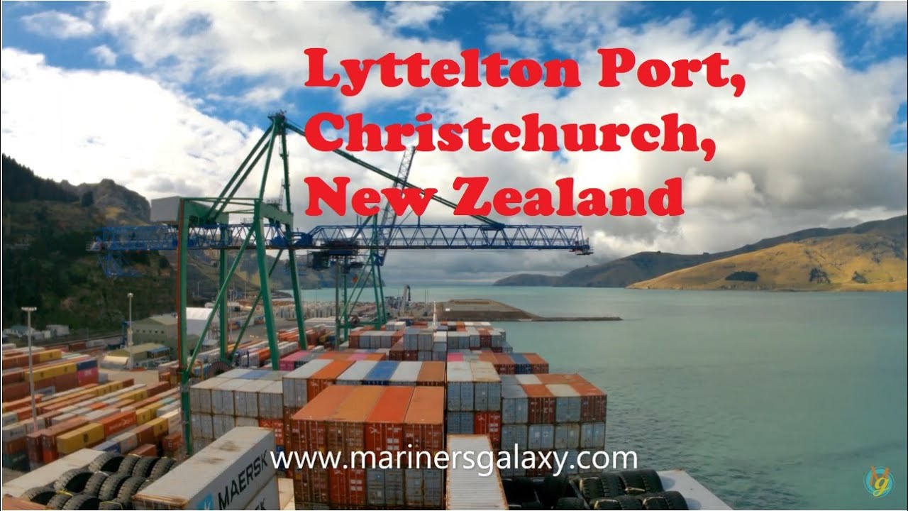 Lyttleton Harbour Port View In Time Lapse | Lyttelton Christchurch New ...