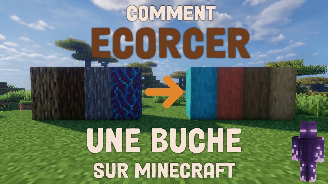 Comment tailler des bûches sur Minecraft ! [tuto] -El Genius Minecraft ...