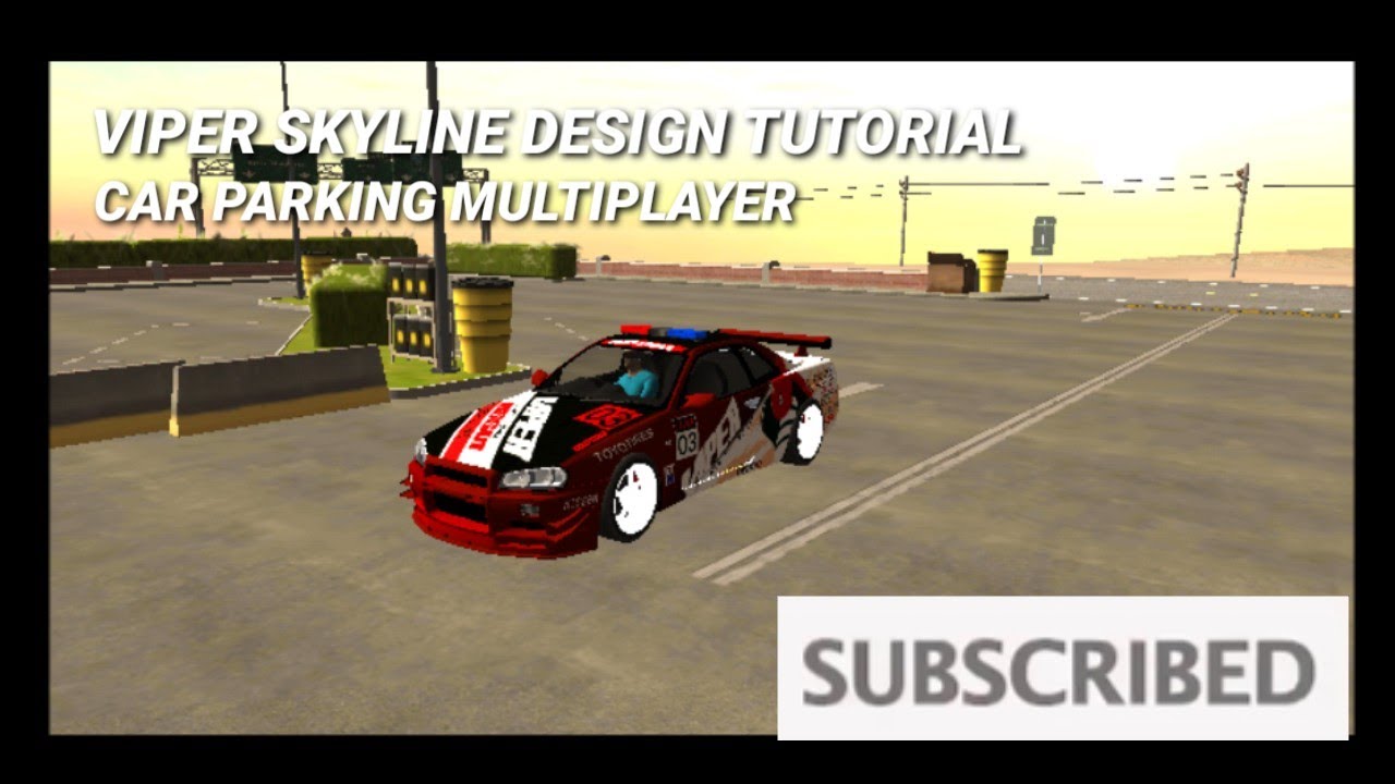 VIPER SKYLINE DESIGN TUTORIAL CAR PARKING MULTIPLAYER - YouTube