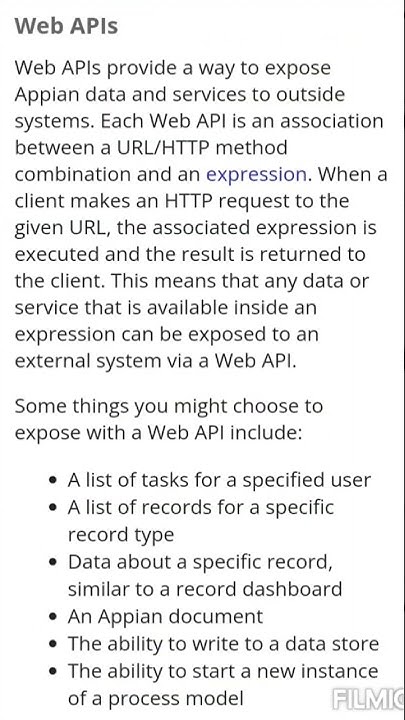 Appian Integration, Web Api, connected system - YouTube