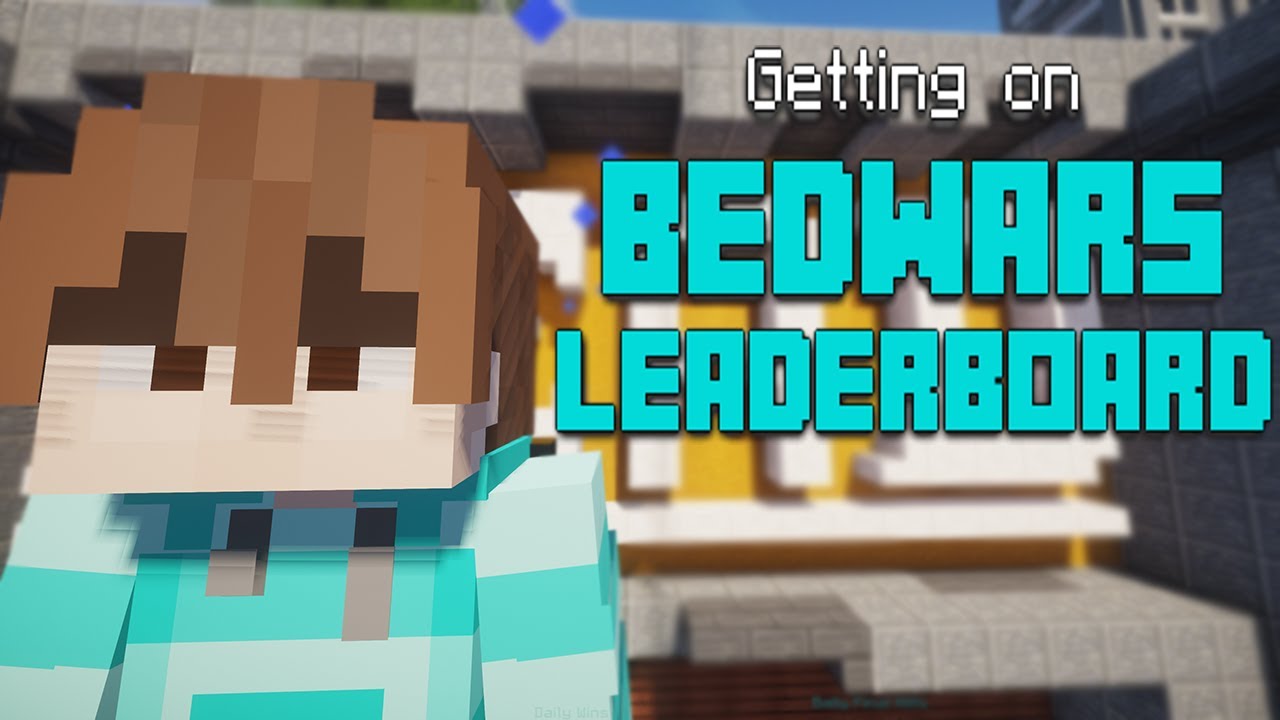 Getting on the BEDWARS LEADERBOARD - YouTube