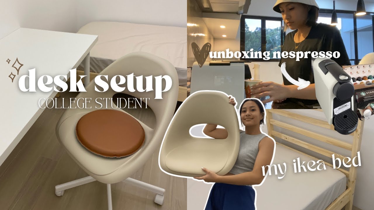 NEW HOUSEries: Building my Ikea Desk Setup + New Coffee Machine ...