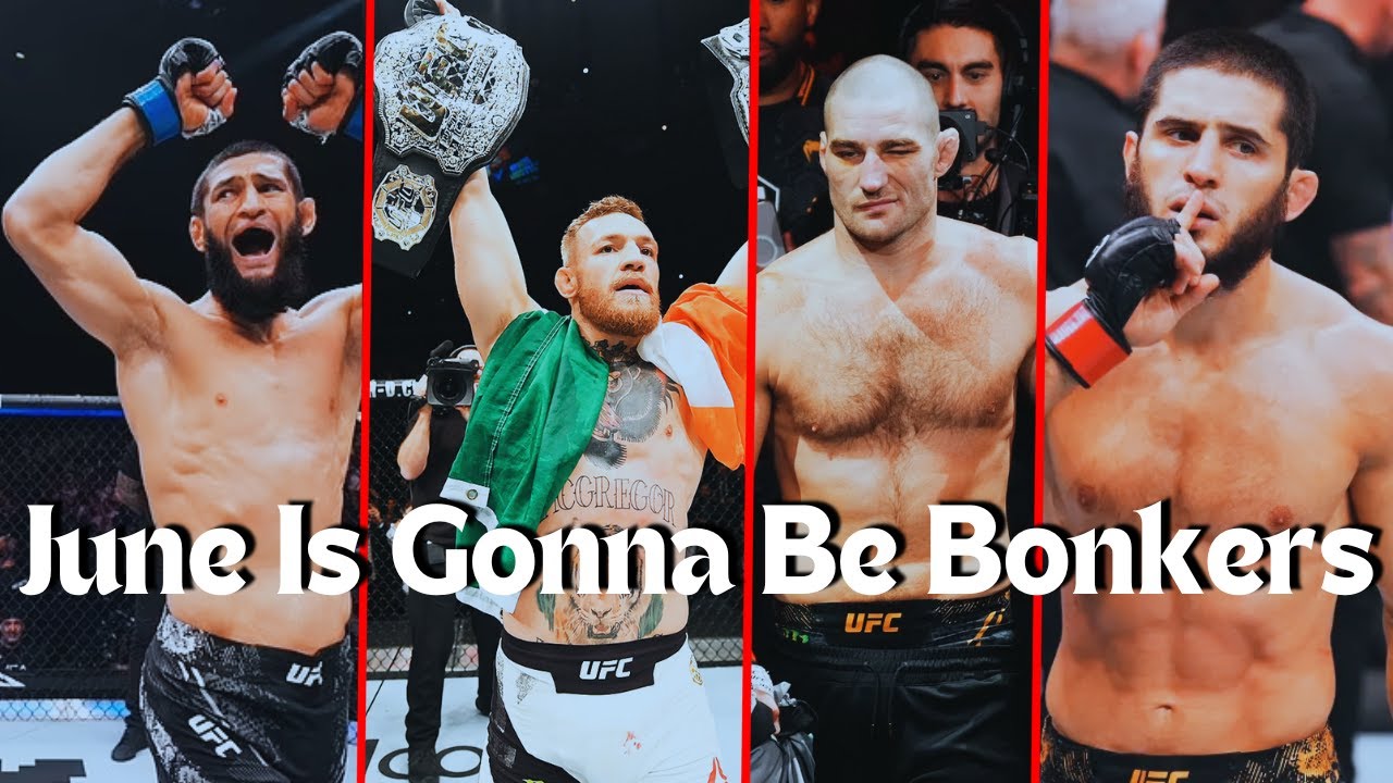 UFC Throughout the month of June is Gonna Be Spectacular - YouTube
