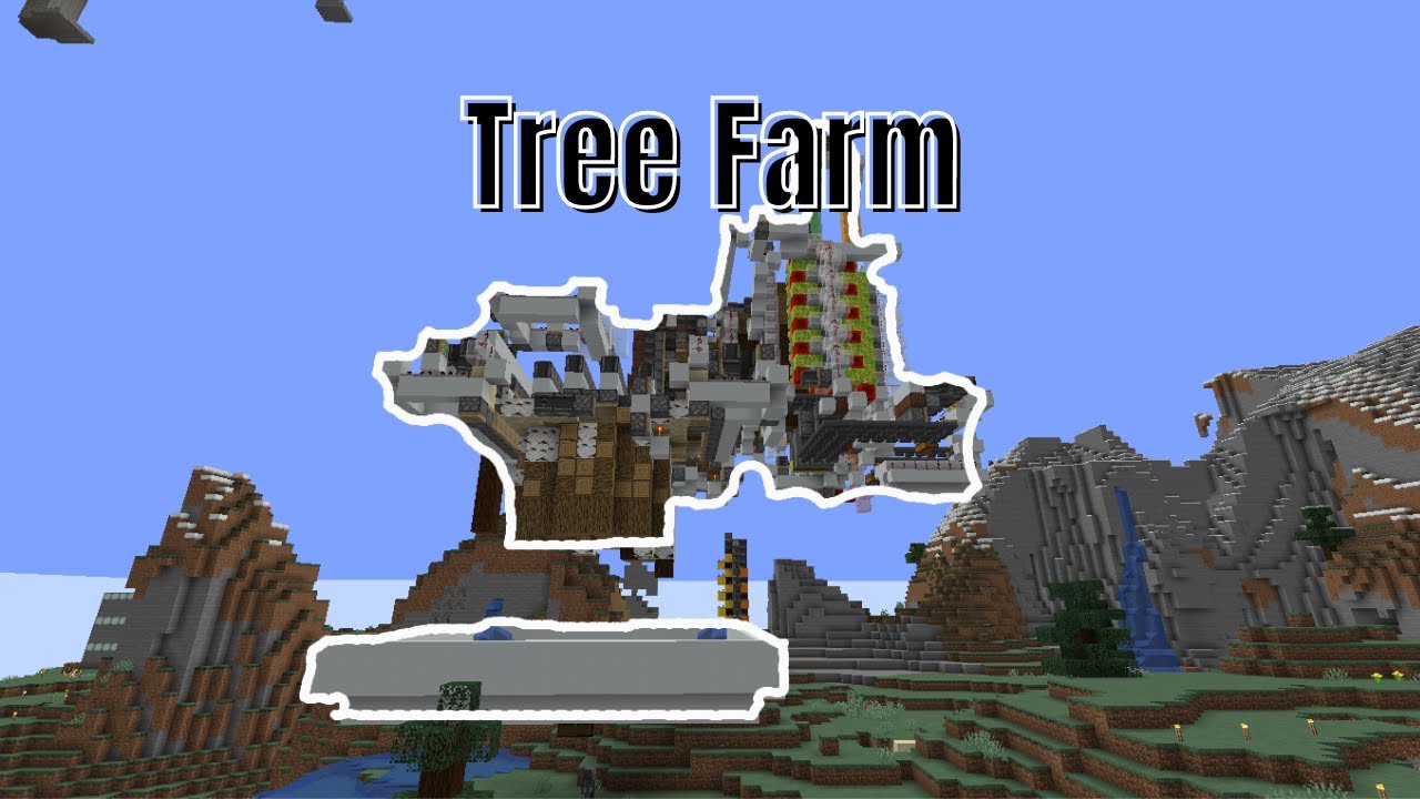 Universal Tree Farm Minecraft 1.16+ (Java) - YouTube