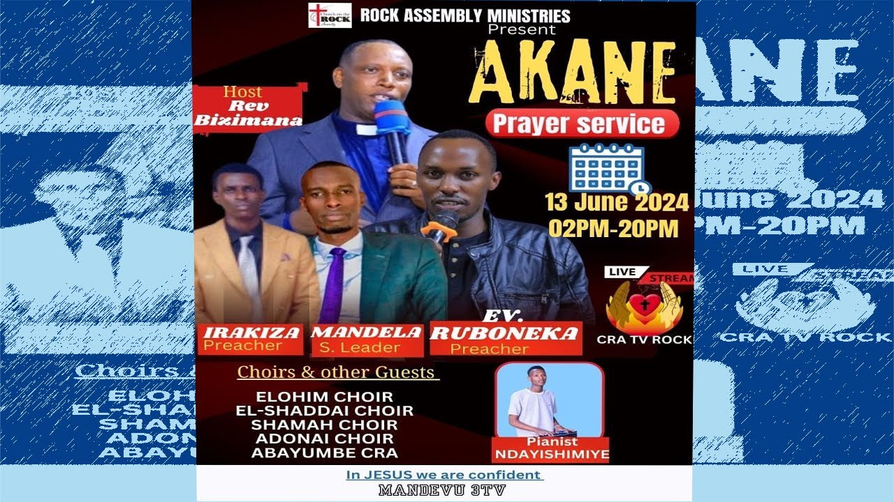#AKANE // PRAYER SERVICE// WITH EV, RUBONEKA ERIC AND IRAKIZA NDOLI ...