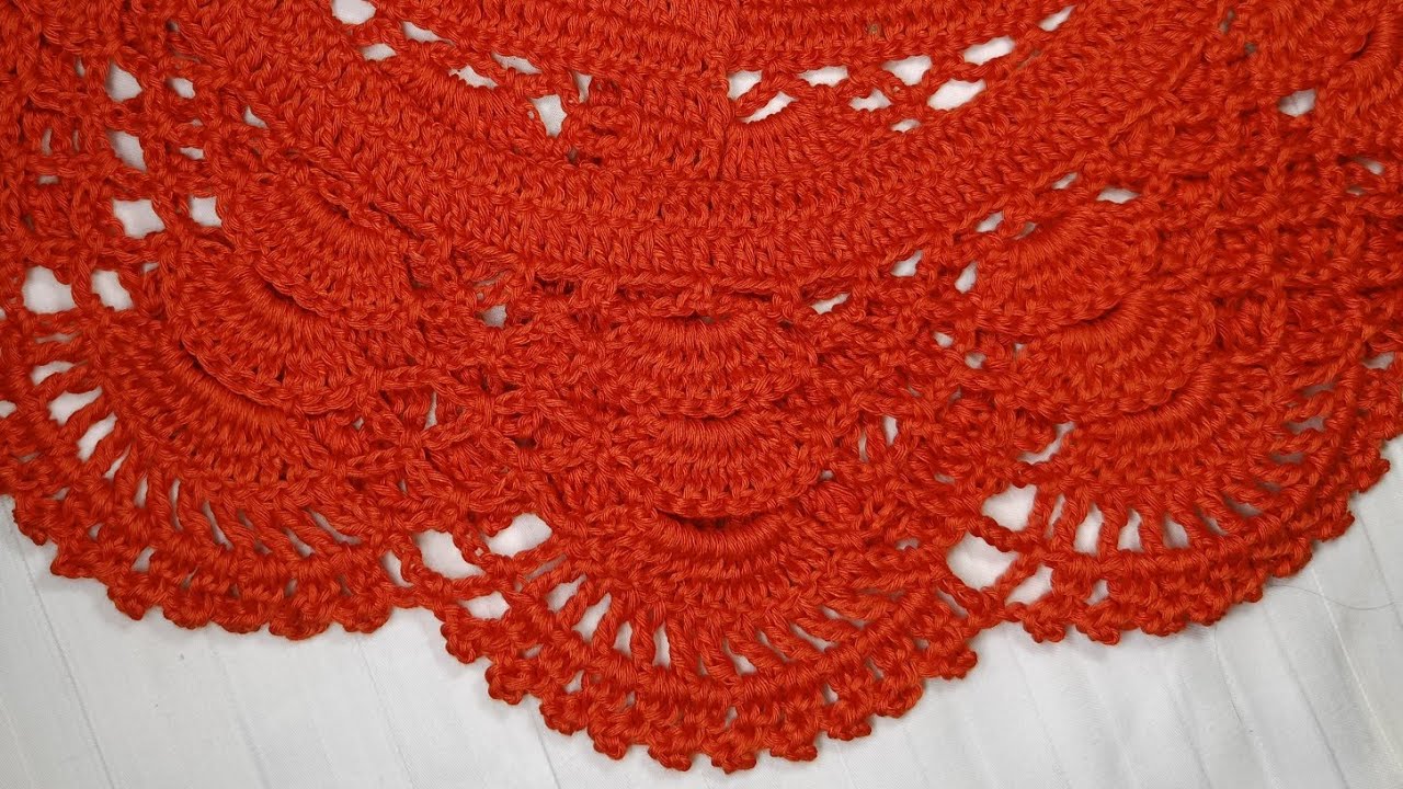 কুশিকাটার নেক ডিজাইন// HOW TO MAKE EASY CROCHET NECK DESIGN #crochet ...