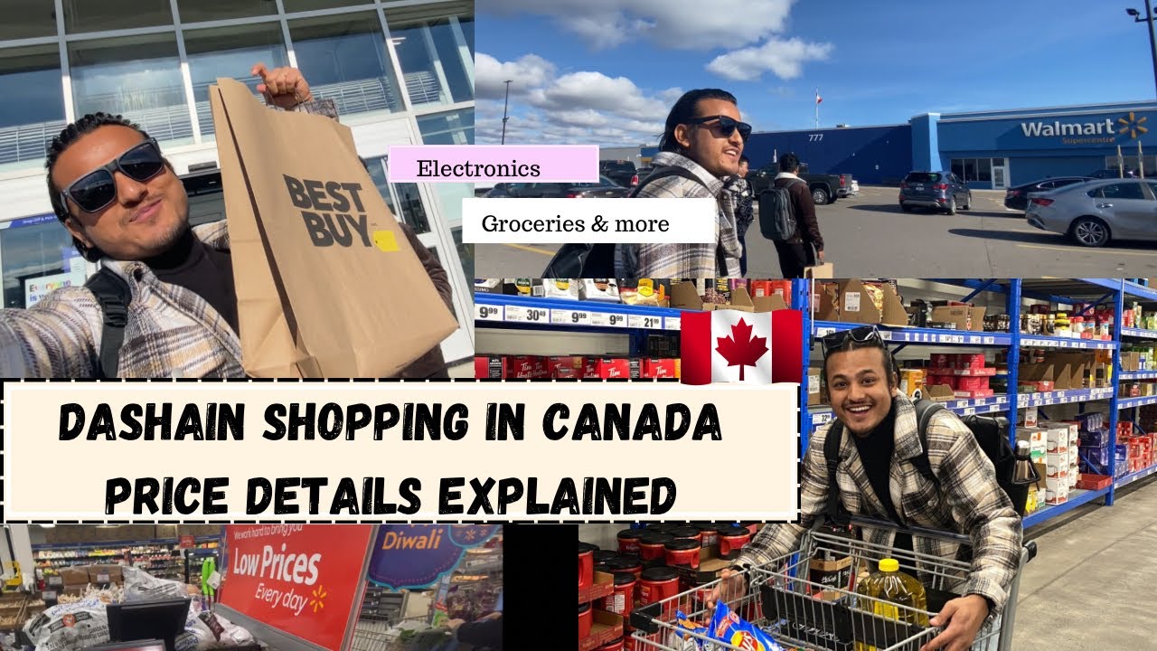 Dashain Shopping in Canada 🍁 | Thunder Bay | Groceries and Electronics ...