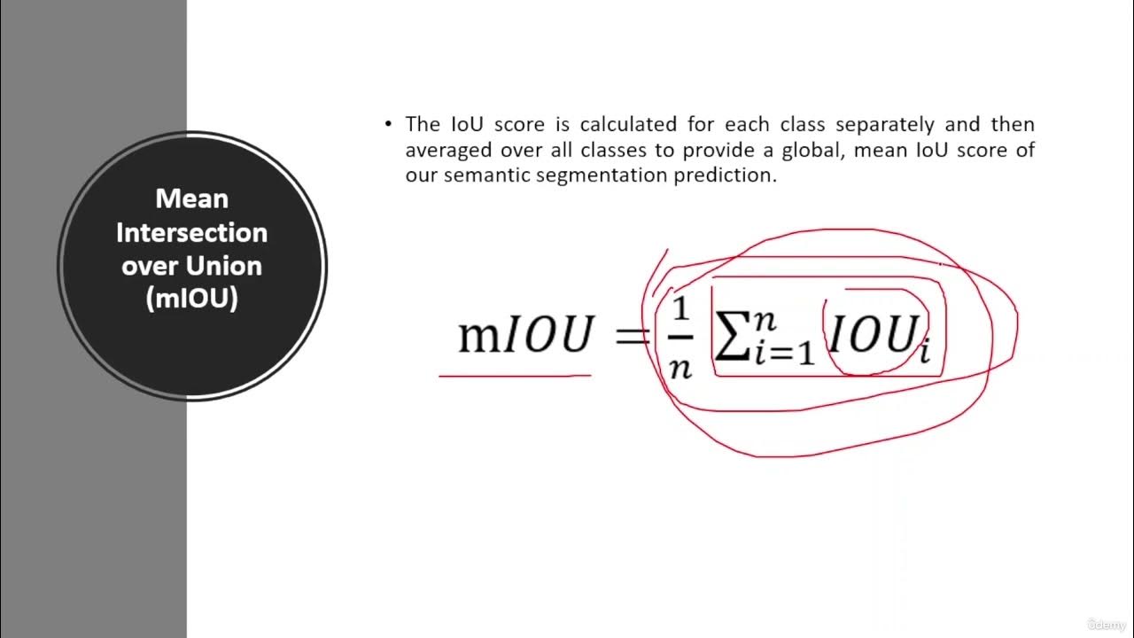 15 Performance Metrics IOU Pixel Accuracy for Segmentation Models Evaluation - YouTube