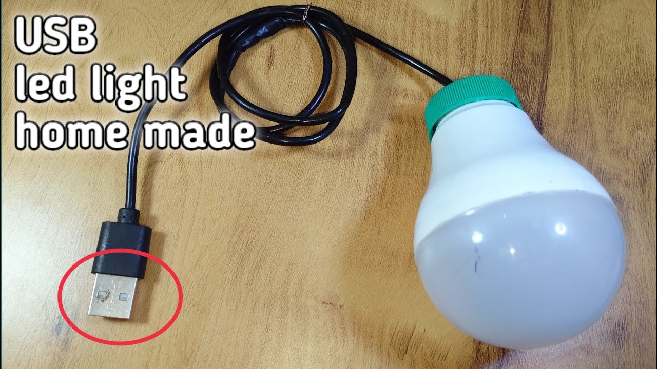 how to make USB led bulb at home।।#USB#manditechnical - YouTube