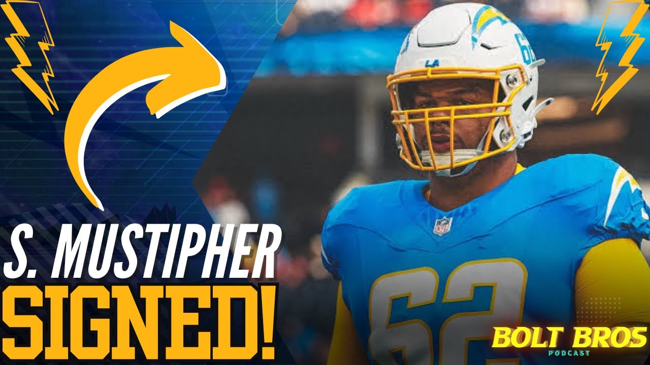Los Angeles Chargers Sign OL Sam Mustipher to Practice Squad | Bolt ...