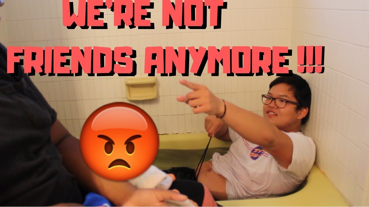ICE BATH CHALLENGE: testing our friendship! - YouTube