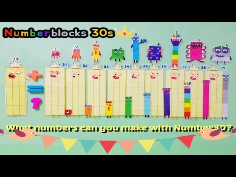Numberblocks 30s official Add 1-10 with Thirty! - YouTube