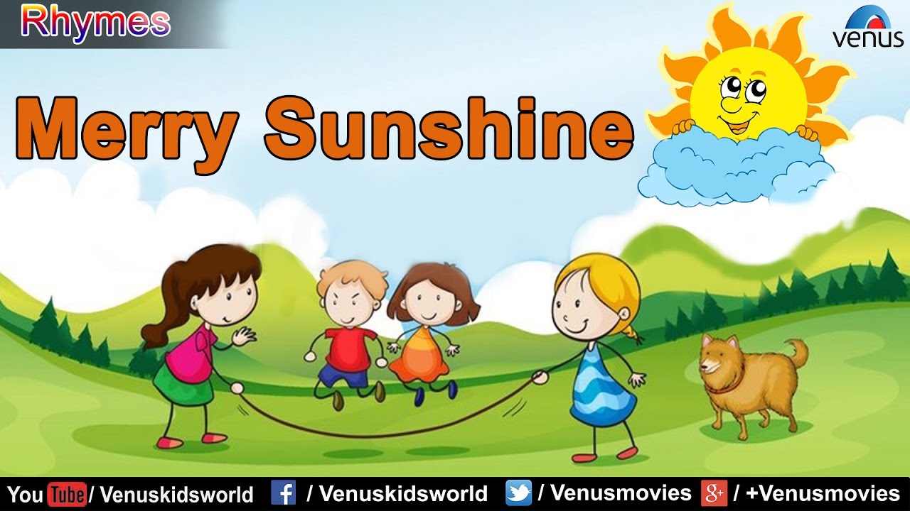 Merry Sunshine ~ Popular Rhyme - YouTube