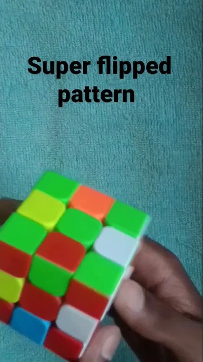 #super flipped pattern making with 3 by 3 Rubik's cube in easy moves # - YouTube