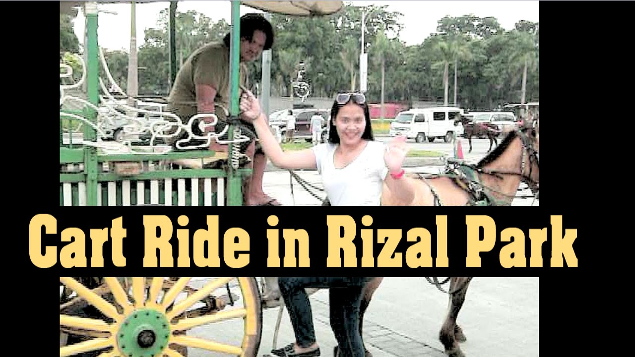 Horse Cart Ride in Rizal Park Manila Philippines - YouTube