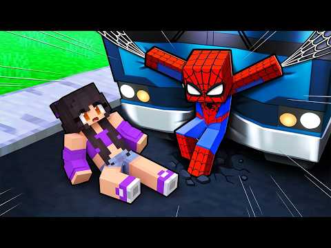 Minecraft'ta ÖRÜMCEK ADAM Olup GÜZEL KIZI Kurtardım
