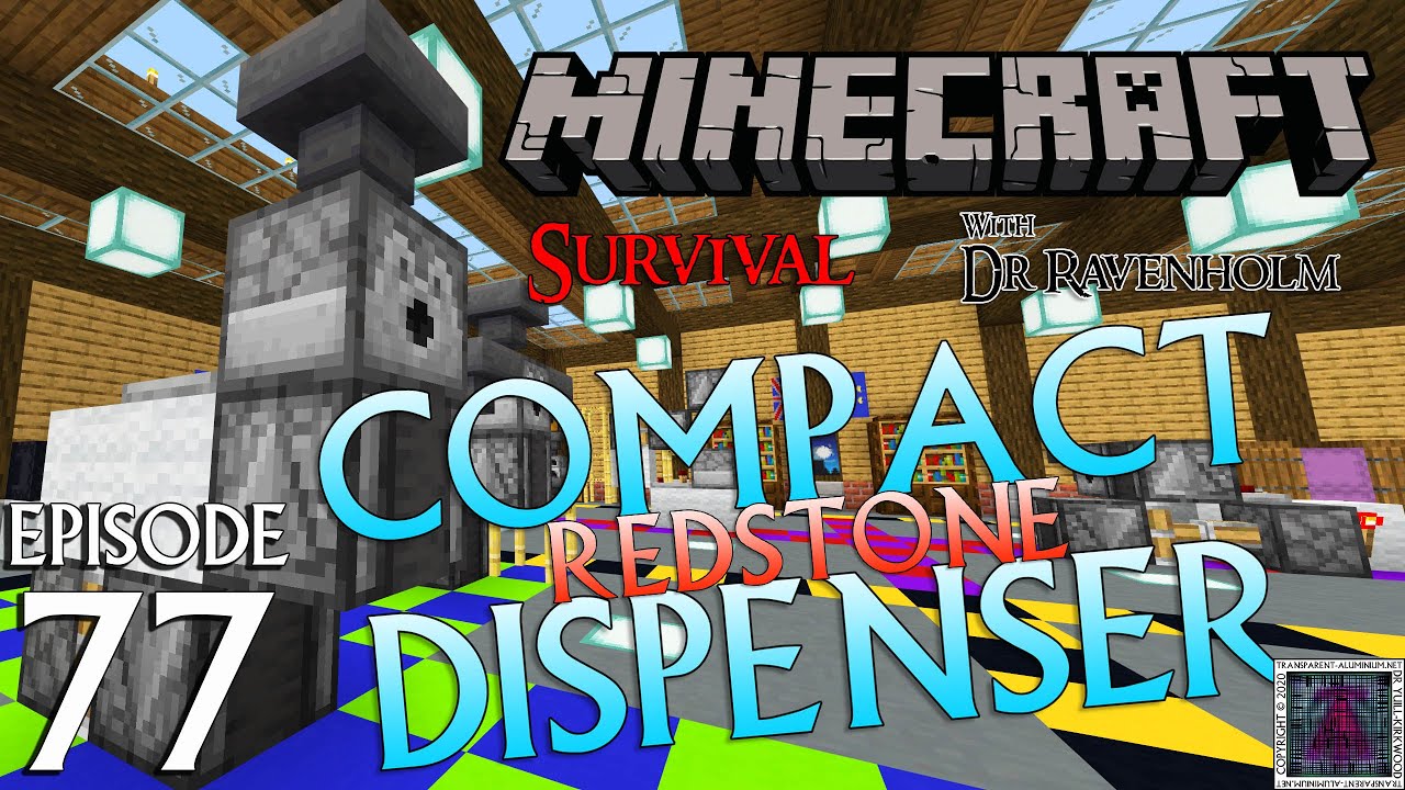 Minecraft Survival: Episode 77 - The Best Compact Redstone Dispenser ...