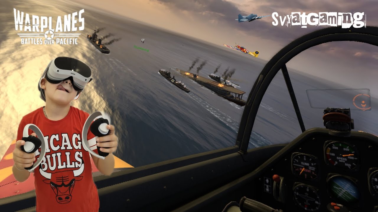 Warplanes Battles over Pacific VR online | Gameplay on Pico 4 - YouTube