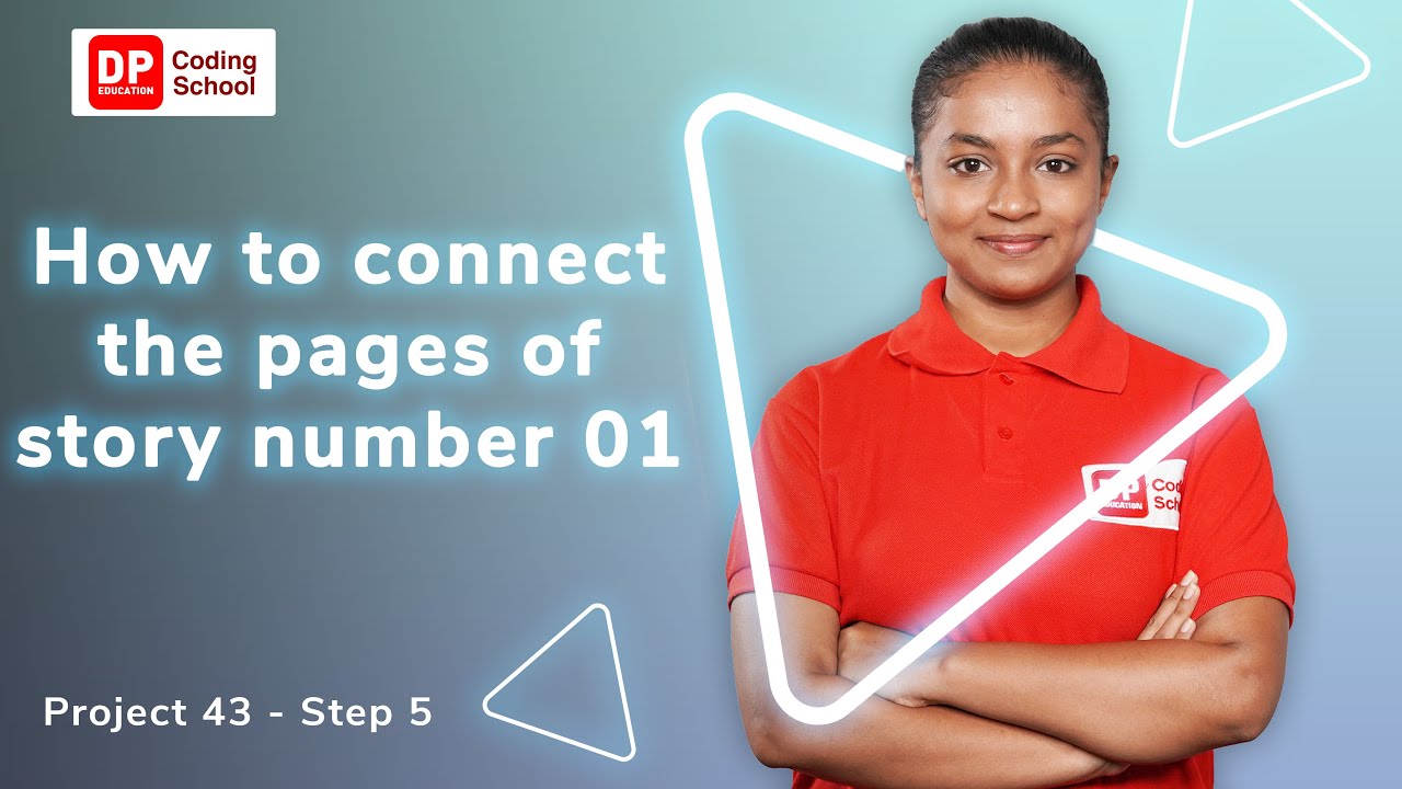 Project 43 Step 5 - How to connect the pages of story 1 - YouTube