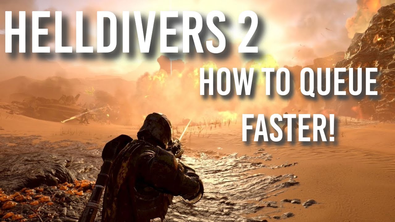 HELLDIVERS 2 | How to queue in QUICKER! - YouTube