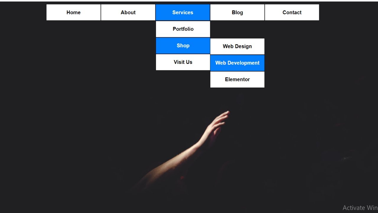 Simple Dropdown Menu Using Only Html And Css Youtube 7818