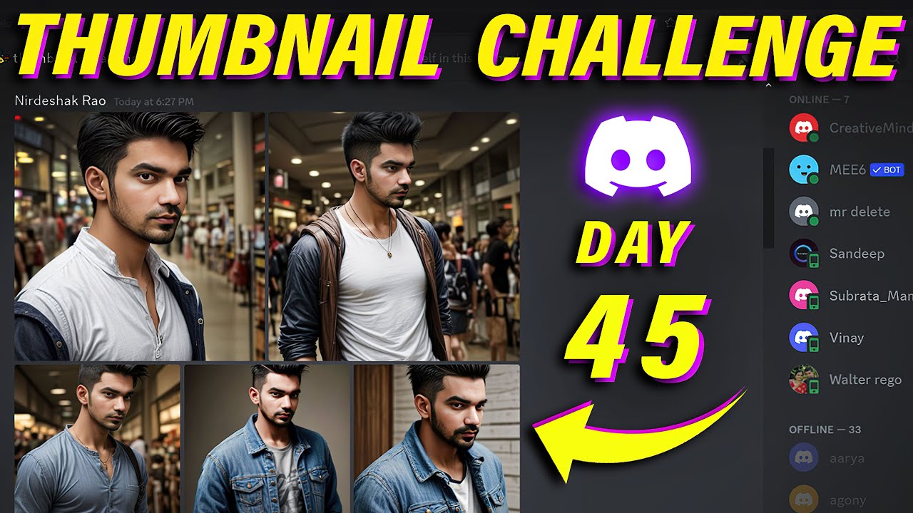 Thumbnail Challenge | 75 Hard | Day 45 - YouTube