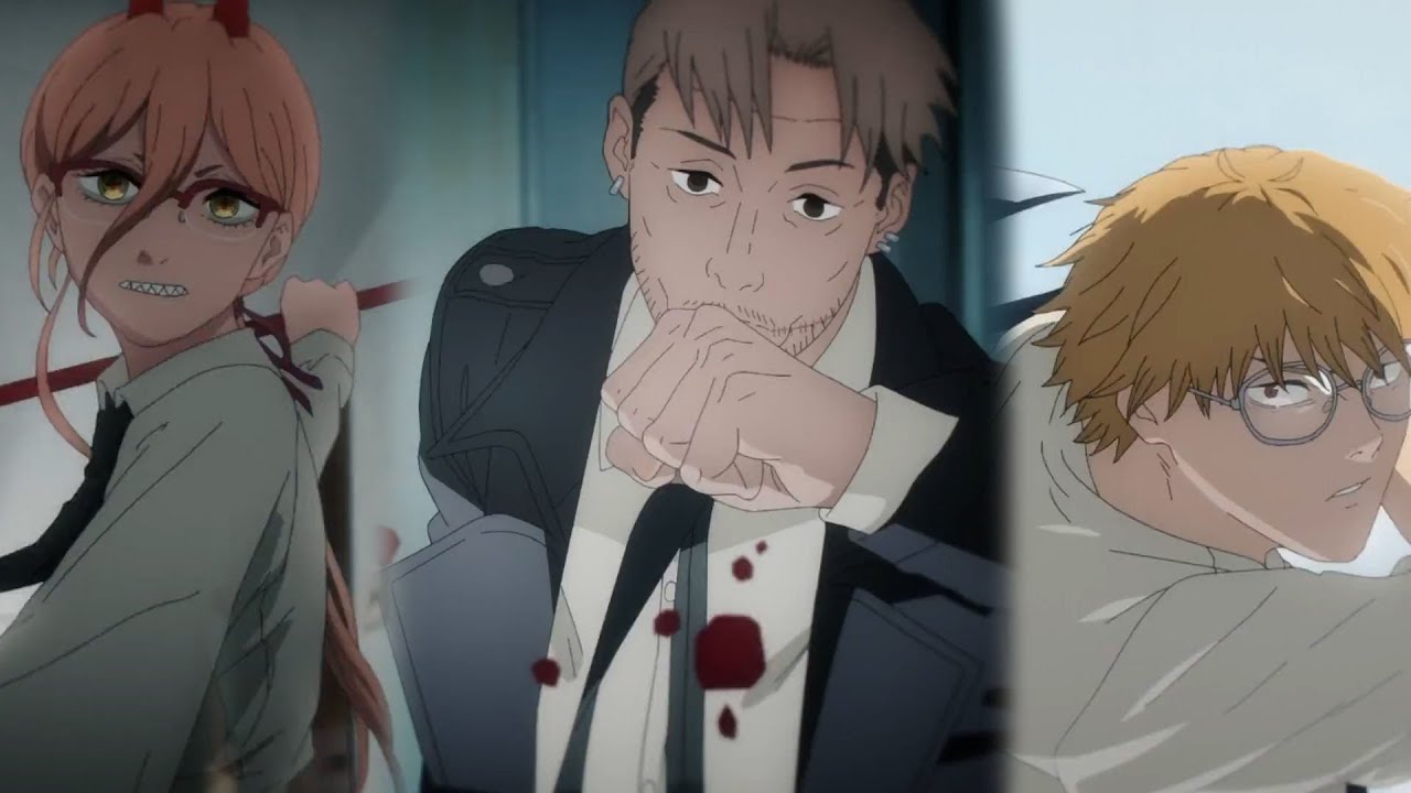 Captain Kishibe VS Denji & Power Full fight scene | Chainsaw Man ...