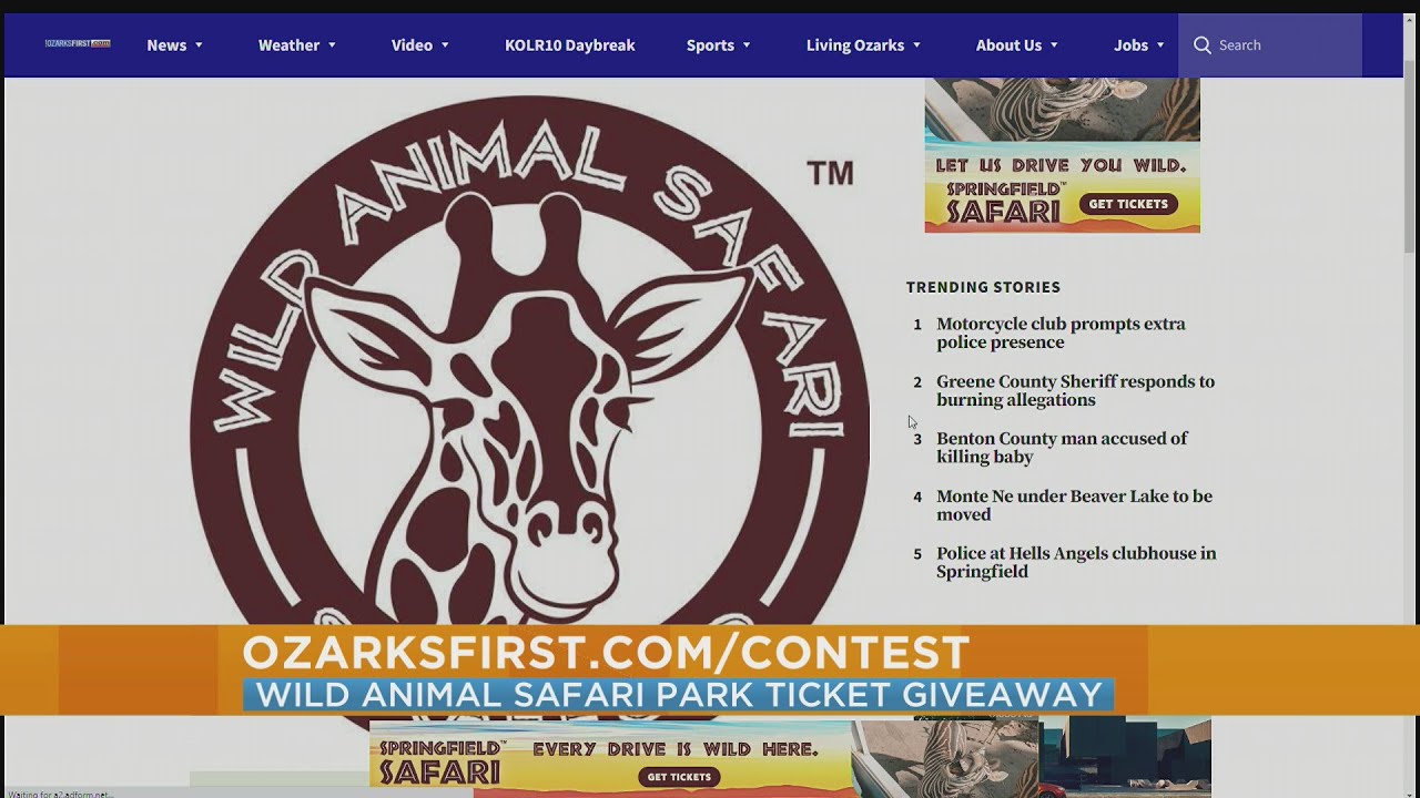 Wild Animal Safari Contest - YouTube