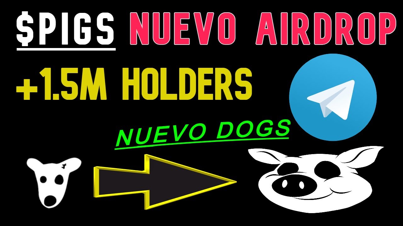 NUEVO AIRDROP $PIGS TOKEN EL NUEVO $DOGS EMPIEZA A FARMEAR TUS TOKENS ...