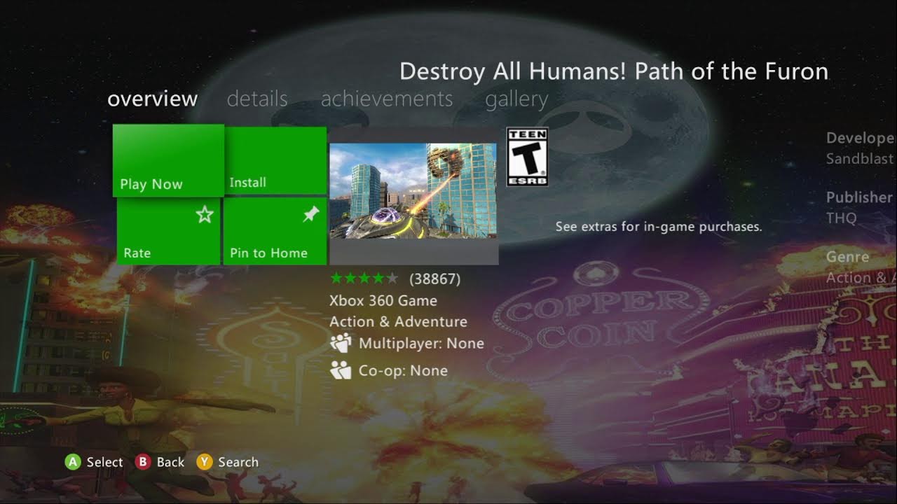 destroy all humans path of the furon 100% - YouTube
