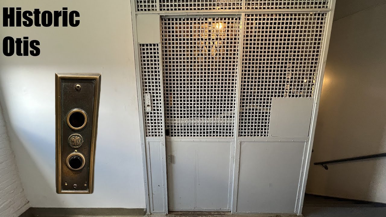Historic Gated Otis Traction Elevator in Chicago, IL - YouTube