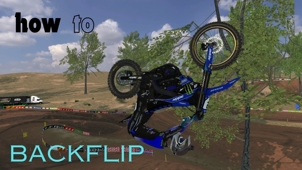 how to backflip in mx bikes - YouTube