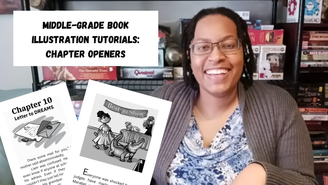 Middle-Grade Book Illustration Tutorials: Chapter Openers - YouTube