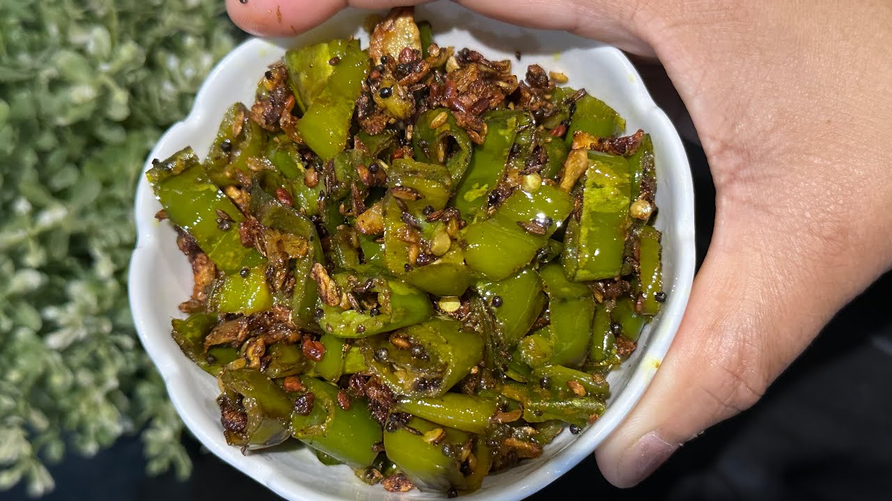Chilli fry recipe |green chilli fry recipe | - YouTube