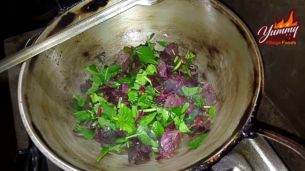 Bhoot choturdoshi 14 (choddo) Shak recipe by Yummy Village Foods - YouTube