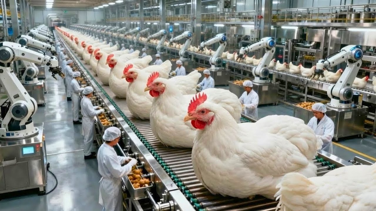 Inside the Mega Chicken Factory: How 1 Million Chickens Become Food ...