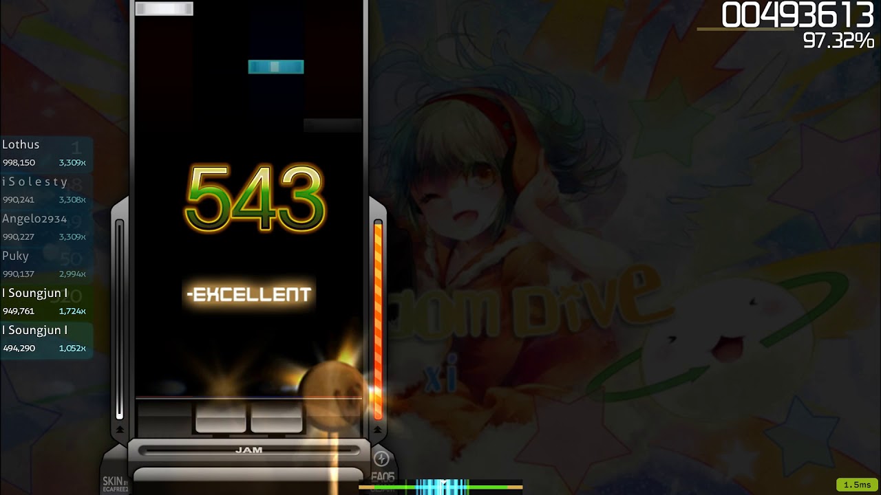 [osu!mania] xi - FREEDOM DiVE [4K Another] - YouTube