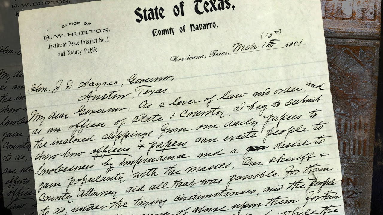 Burton Letter to Sayers - YouTube