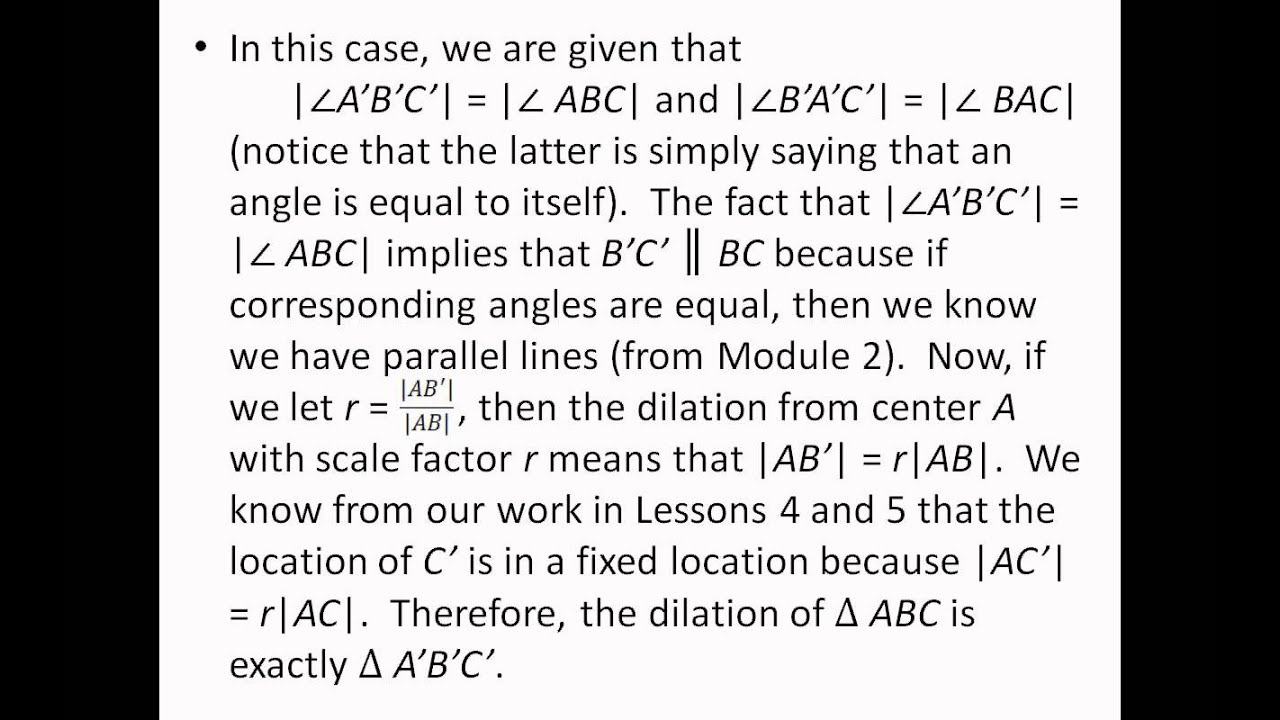 10 Proof of the AA Criterion - YouTube
