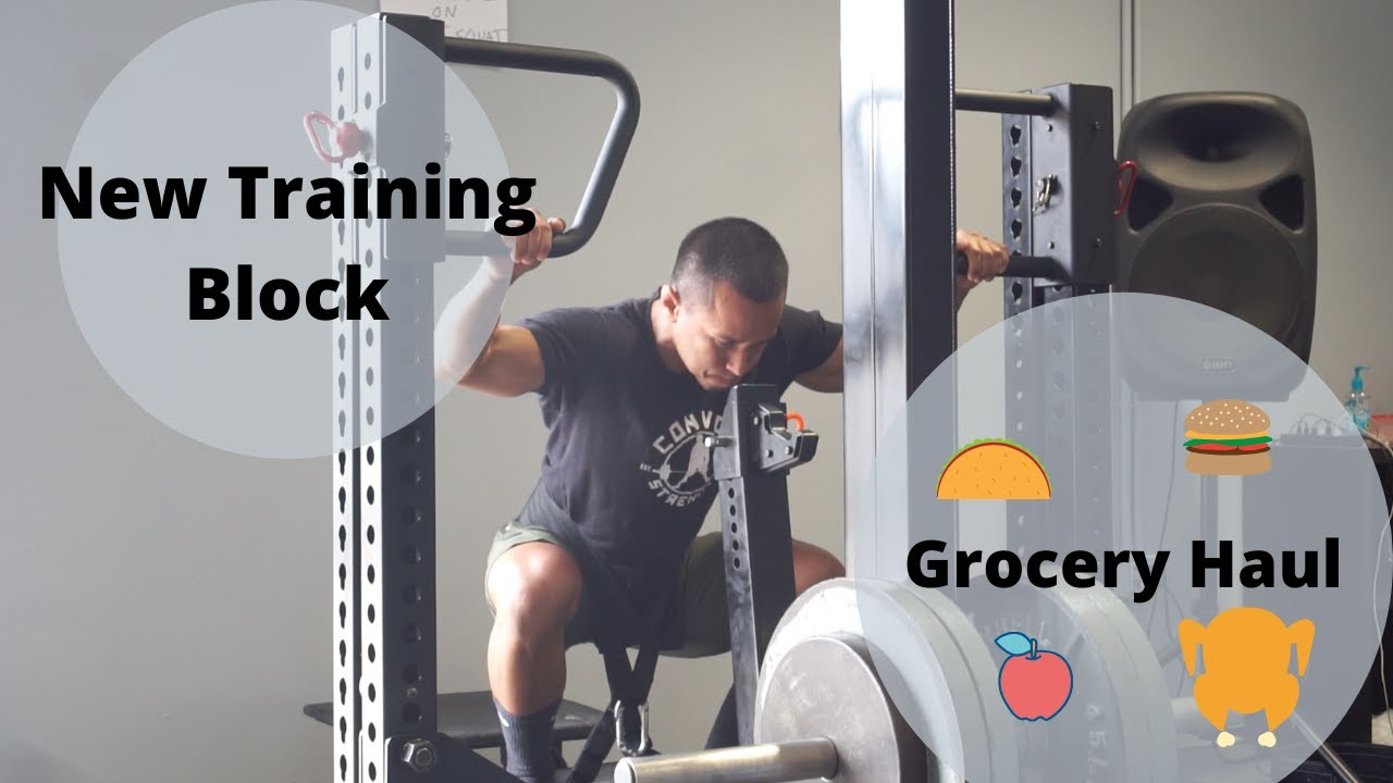 New Training Block (8 weeks out) / Grocery Haul - YouTube
