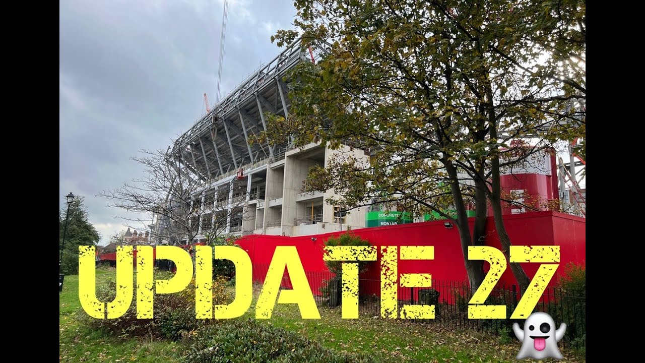 27th October 2022 | Anfield Road Stand Expansion | Update 27 - YouTube