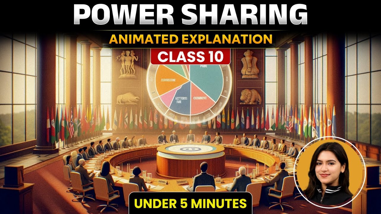 Power Sharing Class 10 Animated | Class 10 Civics Chapter 1 | Power ...